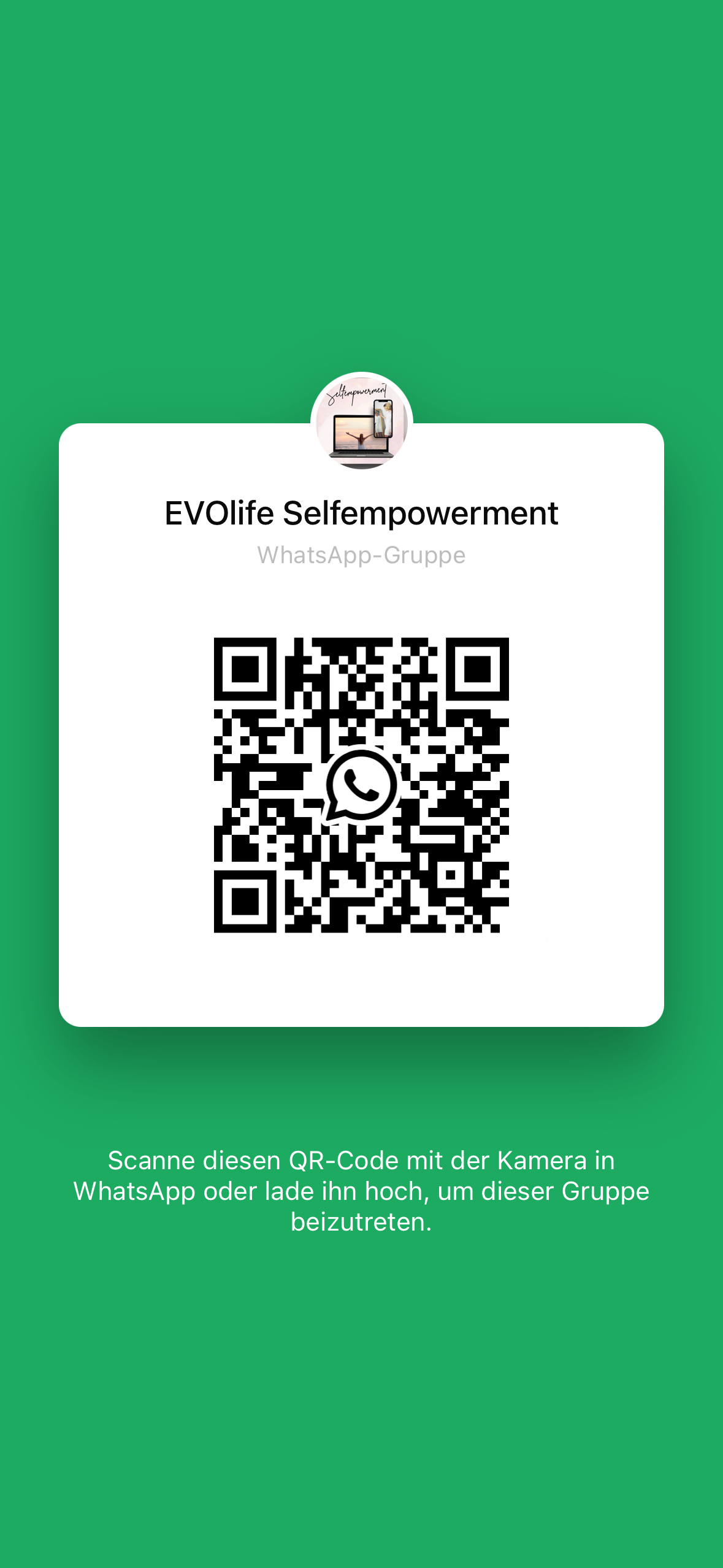 WhatsApp Gruppe – Evoflix